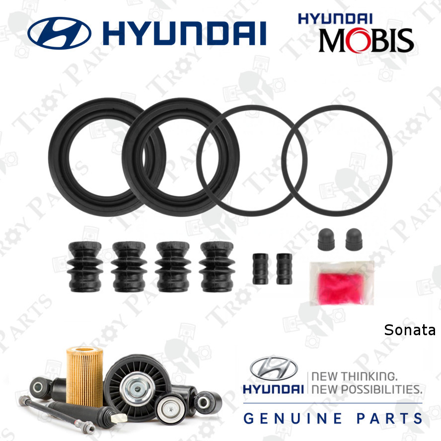 (58mm) Original Hyundai (Front) Disc Brake Caliper Repair Kit (Full ...