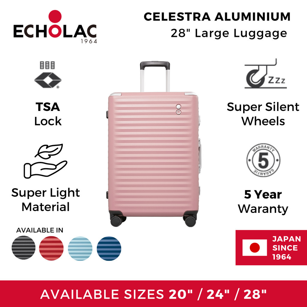Echolac Celestra Aluminium Frame 28" Luggage | Shopee Malaysia