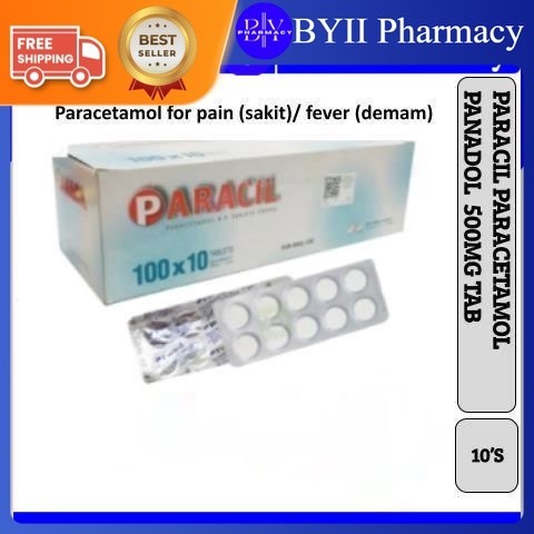 PARACIL PARACETAMOL PANADOL 500MG TAB 10S/STRIP | Shopee Malaysia
