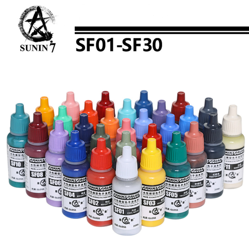SUN7 Science Fiction Color Gundam Paint Water-Based Model Paint 20ml ...