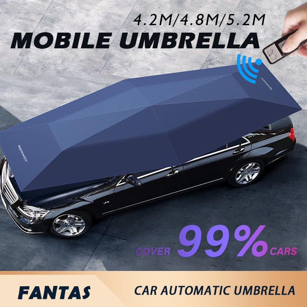 Genuine Universal Car Automatic Sun Shade Tent Car Awning Cover Car Sun ...