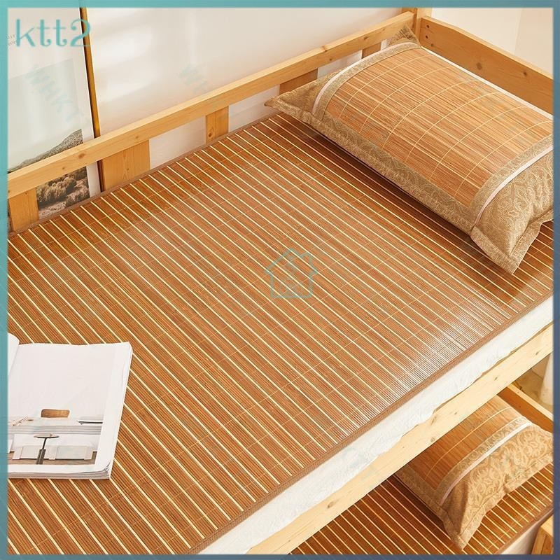 Double-sided bamboo mat Student dormitory Single bed rattan mat bunk ...