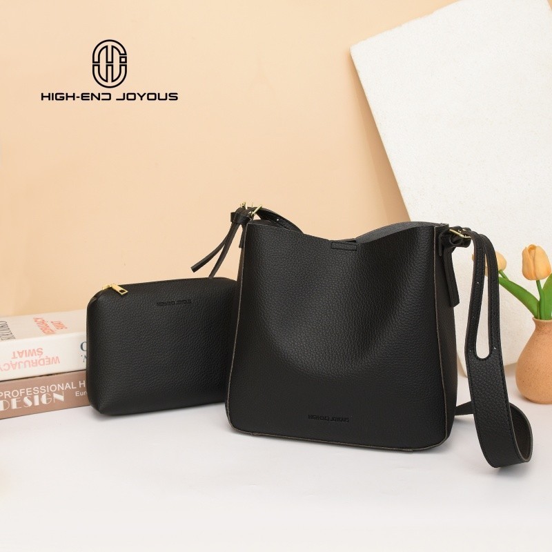 High-End Joyous Japanese Simple 2in1 Retro Crossbody Leather Woman ...