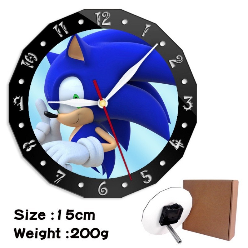 Ready Stock Pendulum Hanging Dual-Use Hedgehog sonic Table Clock sonic ...
