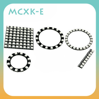 WS2812 module 8 Bit/12 Bit/16 Bit/ 64 Bit 5050 RGB LED full-color built ...