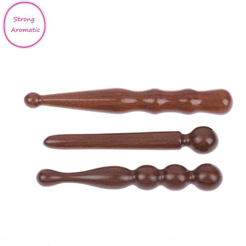 STRO 1PC Wooden Spa Muscle Stick Cellulite Deep Tissue Fascia Trigger ...