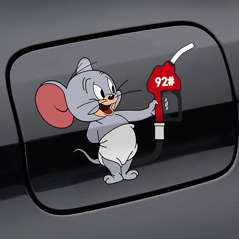 [rangevoyage2] Funny Car Stickers High Gas Consumption Decal Fuel Gage ...