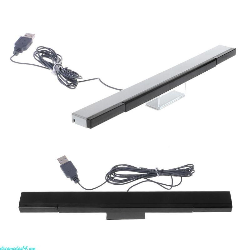 dreamedge14 USB Sensor Bar for Wii Console Wired Infrared IR Signal Ray ...
