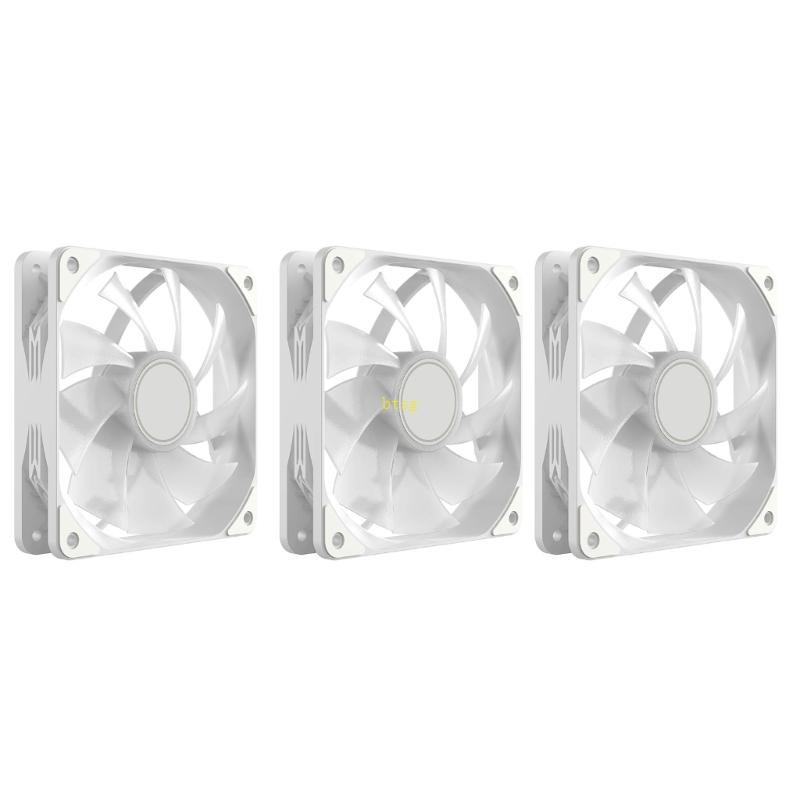 BT 3-in-1 PC Cooling Fan Kit 800-1800RPM 4Pin PWM 3Pin ARGB Chassis ...