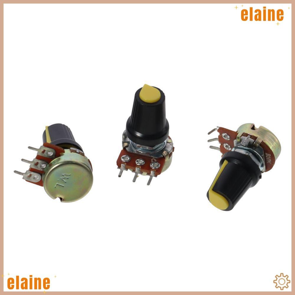 ELAINE2 Potentiometer, 10Kohm Linear, Easy to use Rotary Audio 3 ...