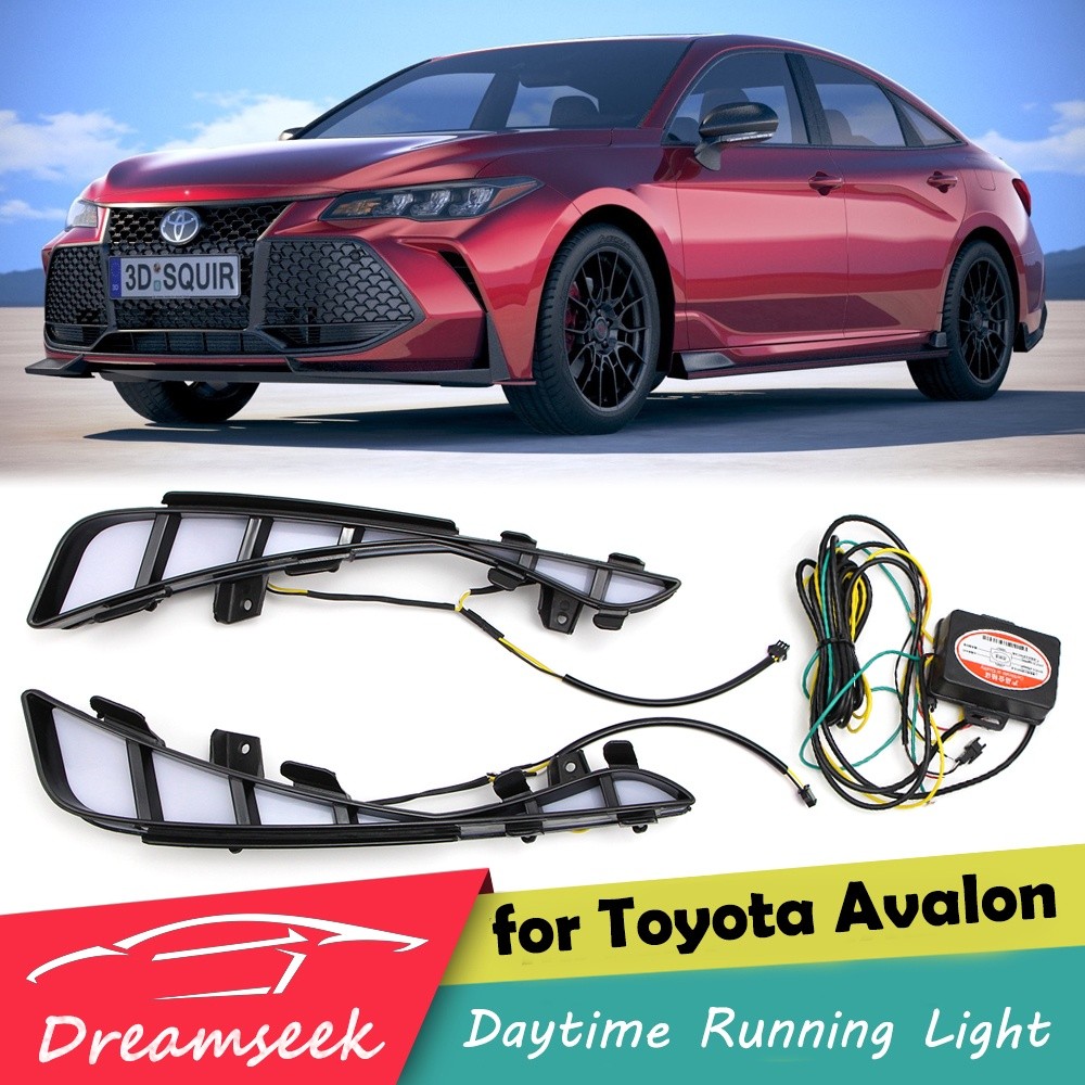 DRL Day Light for Toyota Avalon 2019 2020 2021 2022 2023 LED Daytime Running Light Fog Lamp with ...