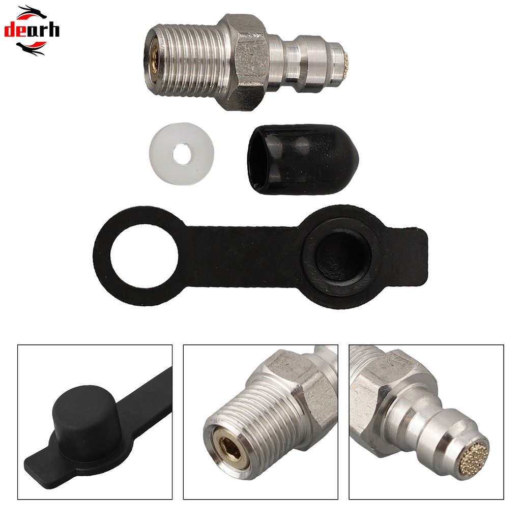 [DRHT] Stainless Steel PCP Pneumatic Quick Coupler Kit for 8MM M10x1 ...
