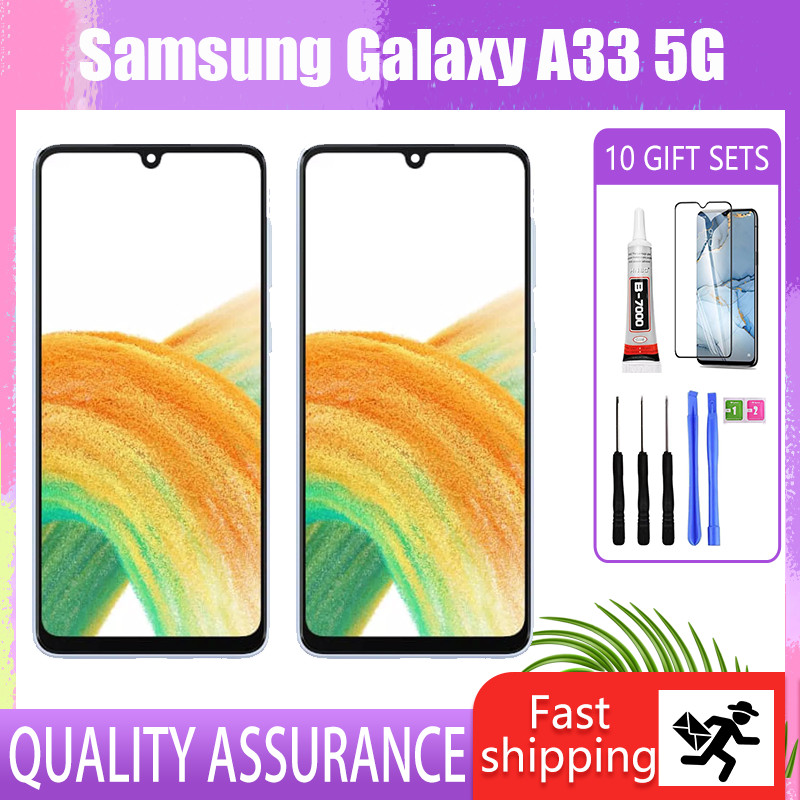 Original AMOLED Samsung Galaxy A33 5G LCD Display Touch Screen Digitizer Replacement | Shopee ...