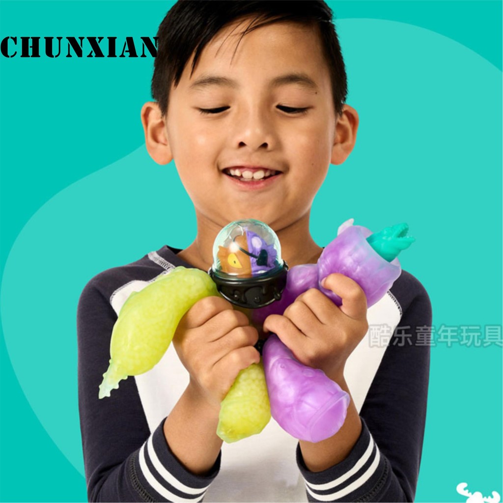 Heroes of Goo Jit Zu Galaxy Blast Hero Pack Super Squishy Blazagon with an All New Water Blaster ...