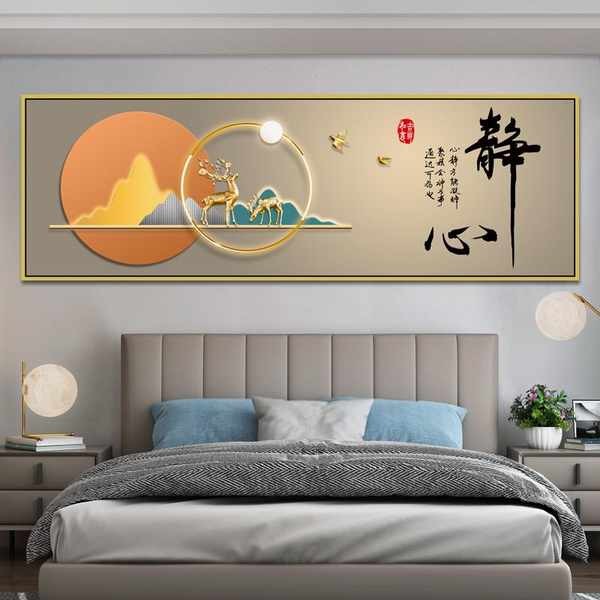 aesthetic things for room wallpaper waterproof Lukisan hiasan bilik ...