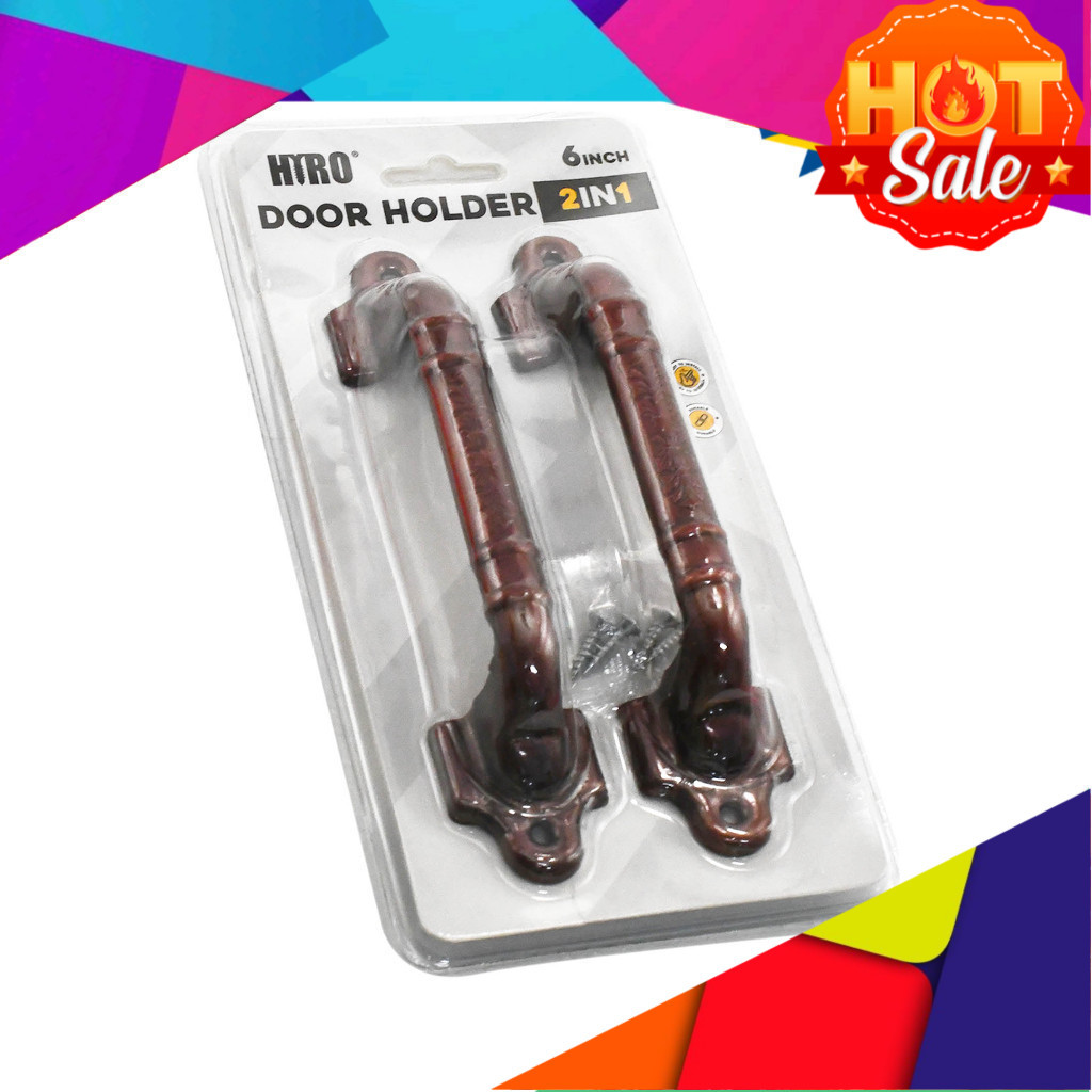 (2pcs) Pemegang Pintu Besi, Pemegang Pintu Coklat, Hiro Door Handle ...