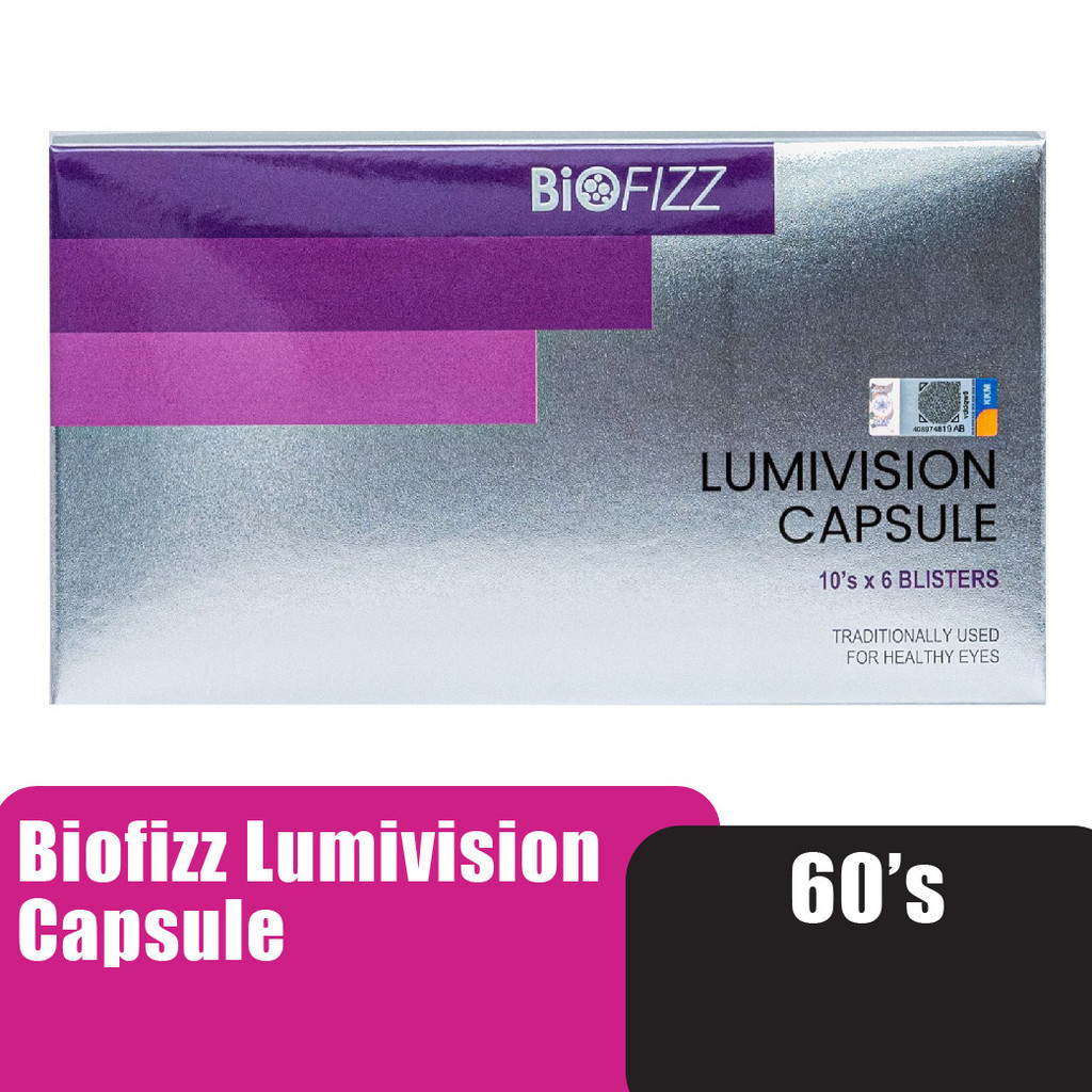 BIOFIZZ Lumivision Capsule 60'S Eye Supplement for Vision Supplements ...