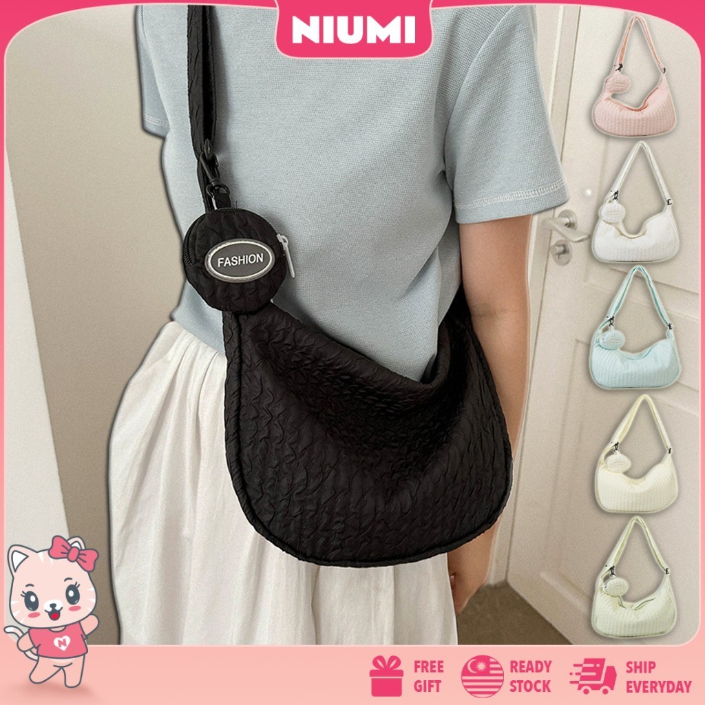 Ready Stock NIUMI NSB2884 Casual Women's Sling Bag Crossbody Shoulder ...