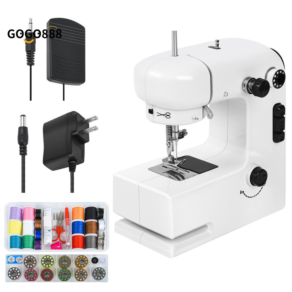Compact Sewing Machine Electric Sewing Machine with Led Light and 2 ...