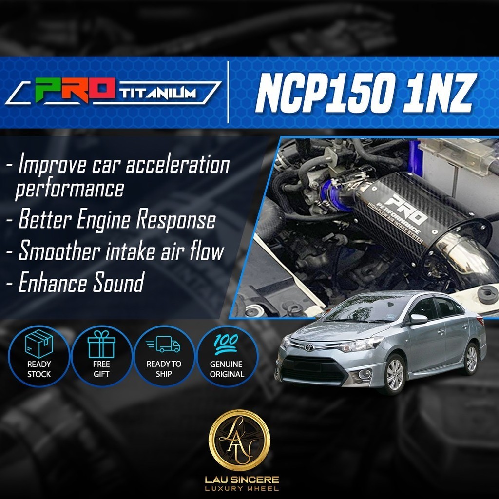 PRO PERFORMANCE High Flow Cold Air Intake System Toyota Vios NCP150 ...