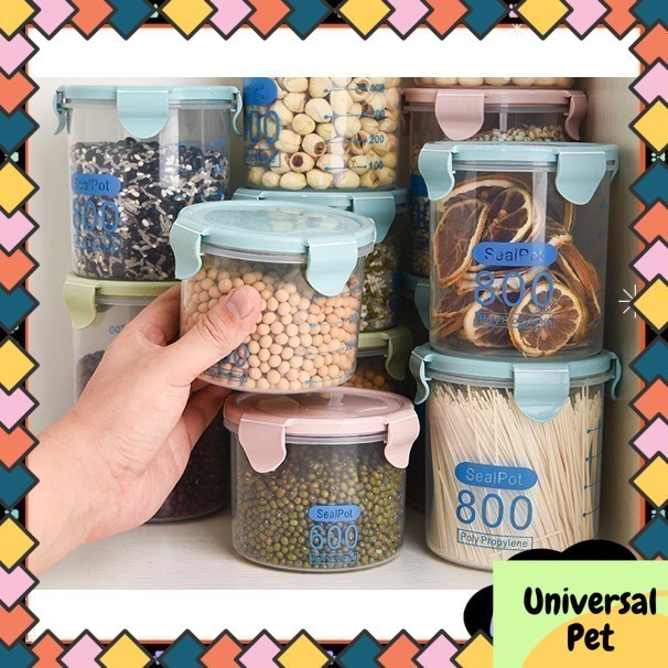 READY STOCK!! Grain Milk Powder Storage Organizer Box Anti leak ...