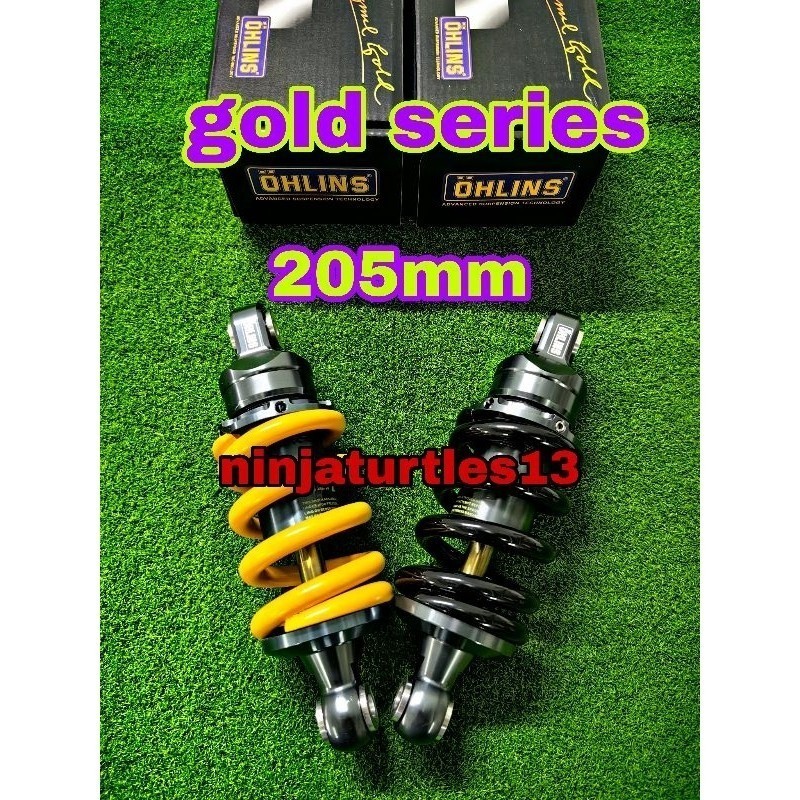 premium gold series monoshock ohlins y15 y15v1 y15v2 y16 205mm vf3 ...