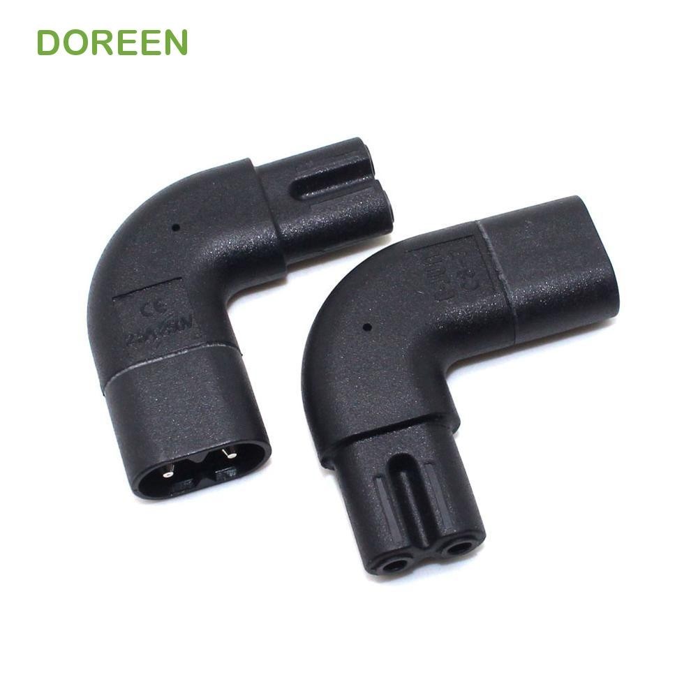 DOREEN AC Power Adapter Up Angled Eight Character Tail C8 Male Female ...