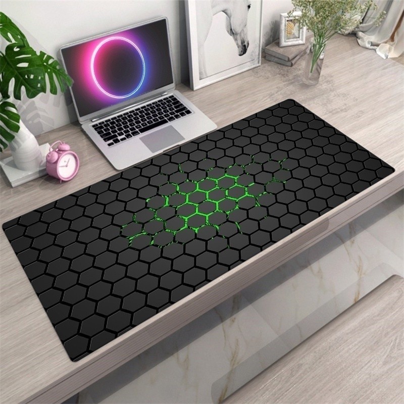 Pad Computer Mouse Mairuige Fashion Grid Gaming MousePad Locking Edge ...