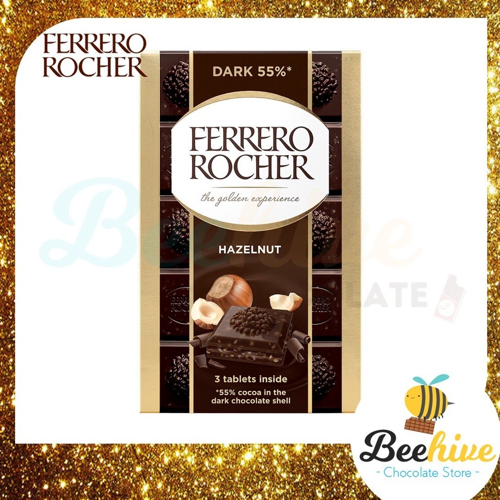 Ferrero Rocher Chocolate Bar 90g - 270g [Milk/Dark/White/Raffaello ...
