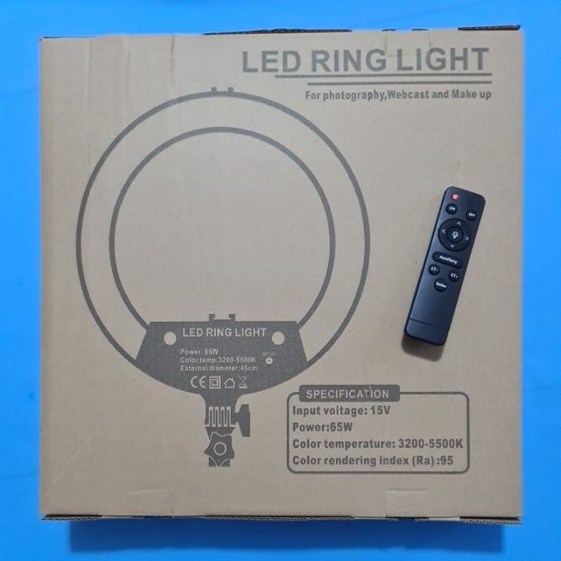 LED RING LIGHT 45cm with Remote control 直播补光灯 | Shopee Malaysia