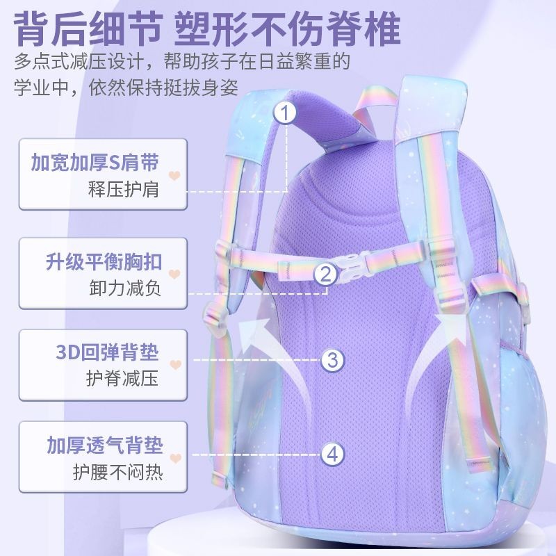 2024 New Style Cartoon Schoolbag Kuromi Backpack Student Schoolbag ...