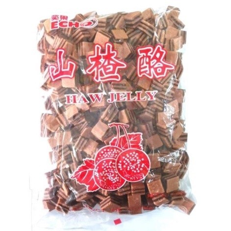 Echo Haw Jelly Hawflakes Hawthorn Cube / Asam Duit Asam Keping Jelly ...