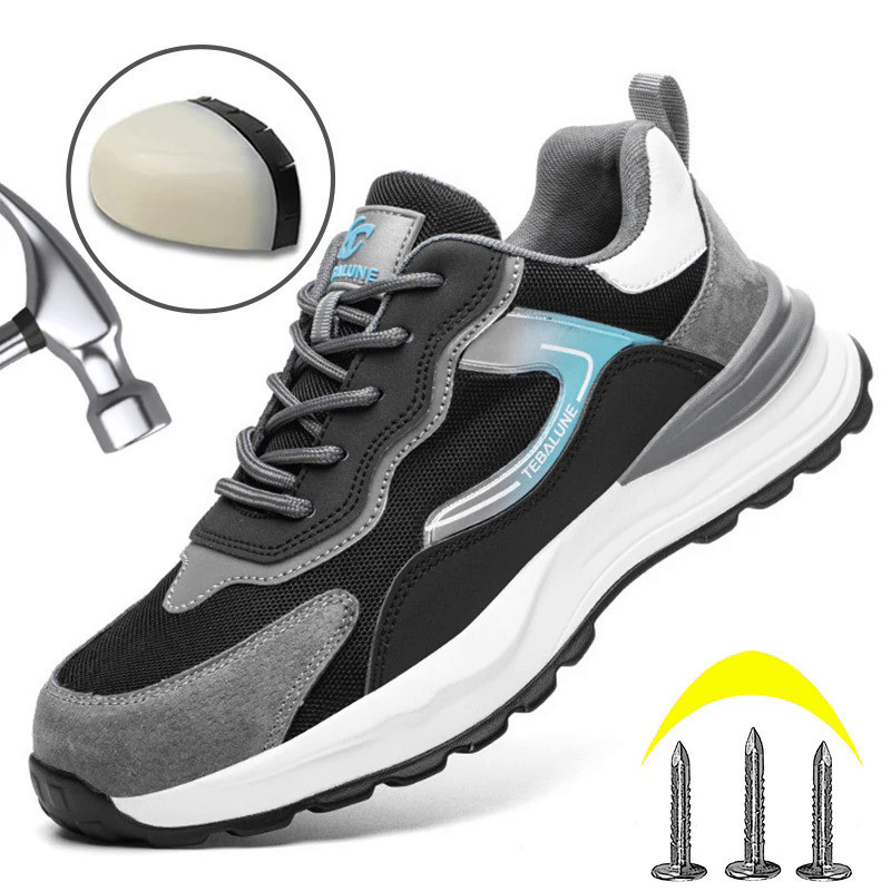 Anti Smash Work Shoes Indestructible Safety Shoes Anti Puncture Safety ...