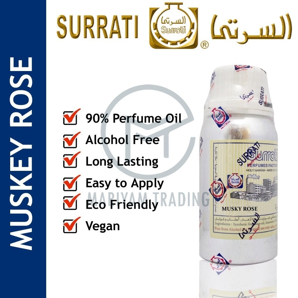 Musky Rose | Kasturi Rose | Surrati | 100ml | Made in Saudi Arabia ...