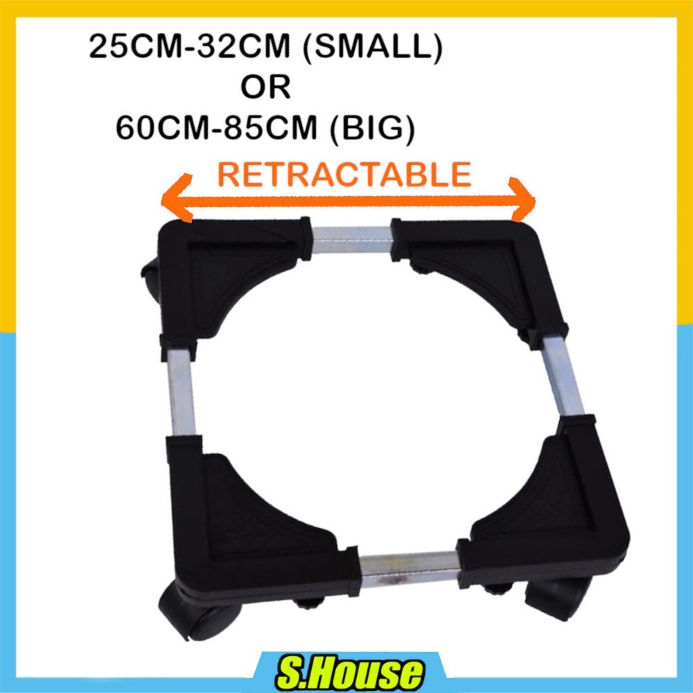 Washing Machine Floor Stand Trolley Adjustable Movable Base Holder ...