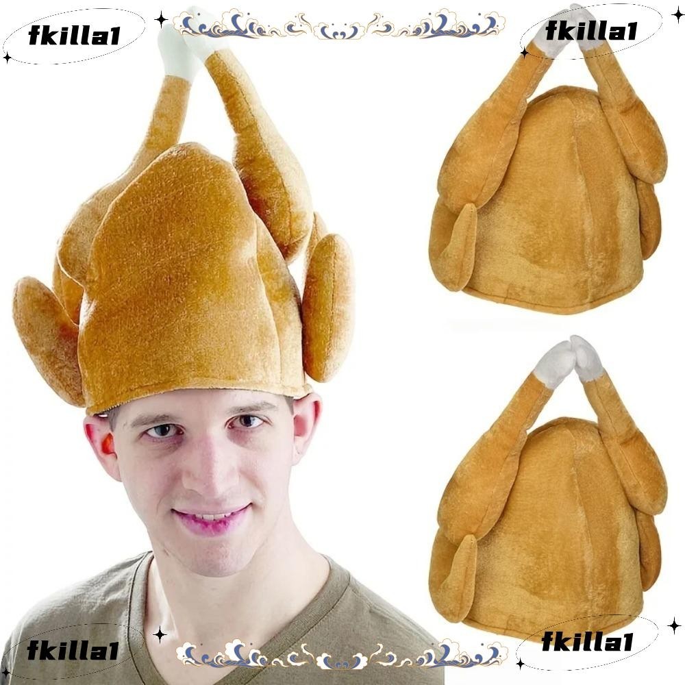 FKILA Carnival Chicken Leg Hat, Festive Cap Carnival Chicken Leg Hat ...