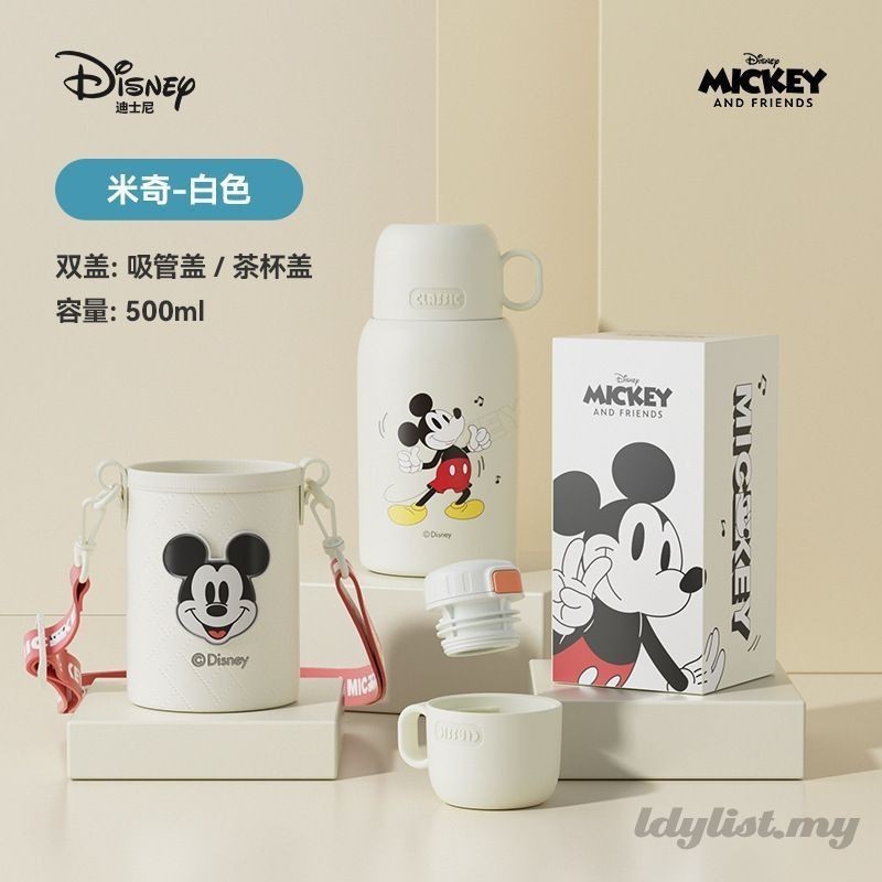 ღ Disney Water Cup Cute Mickey Mouse Lotso Insulation Cup 316 Stainless ...