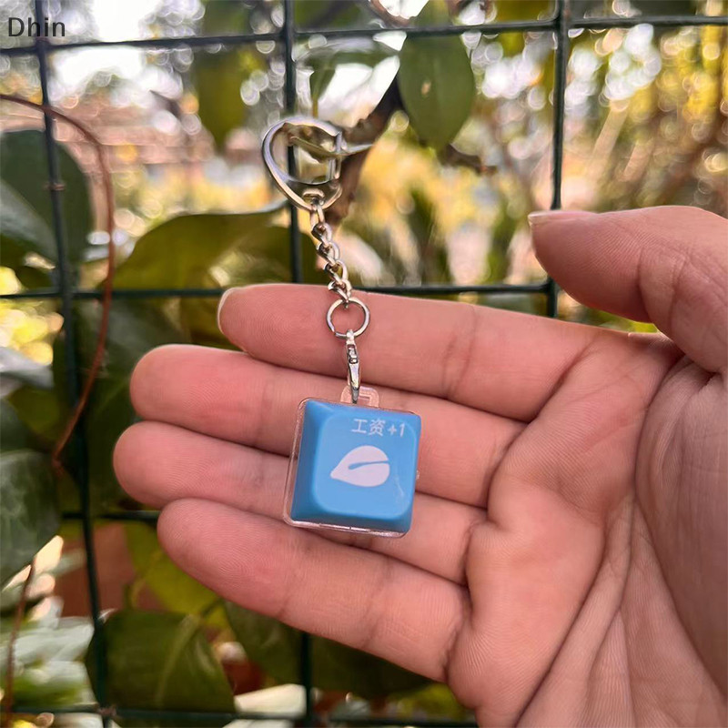 [Dhin] Keyboard Button Key Chain Student Bag Backpack Pendant Deion ...