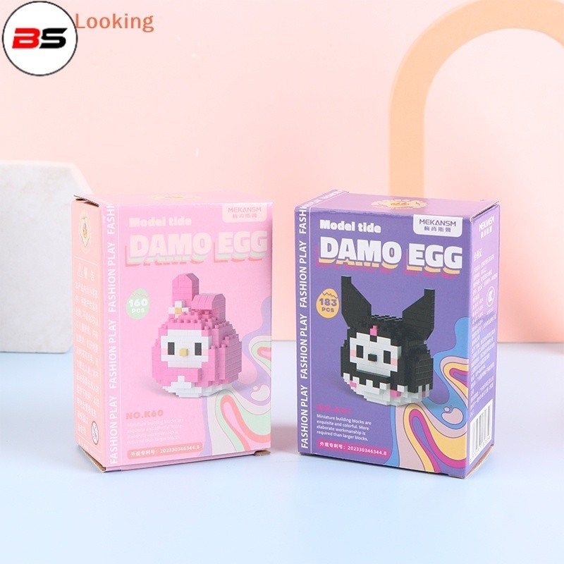 BS Kawaii Mini Building Blocks Cartoon Mickey Stitch Brick Mouse Model ...
