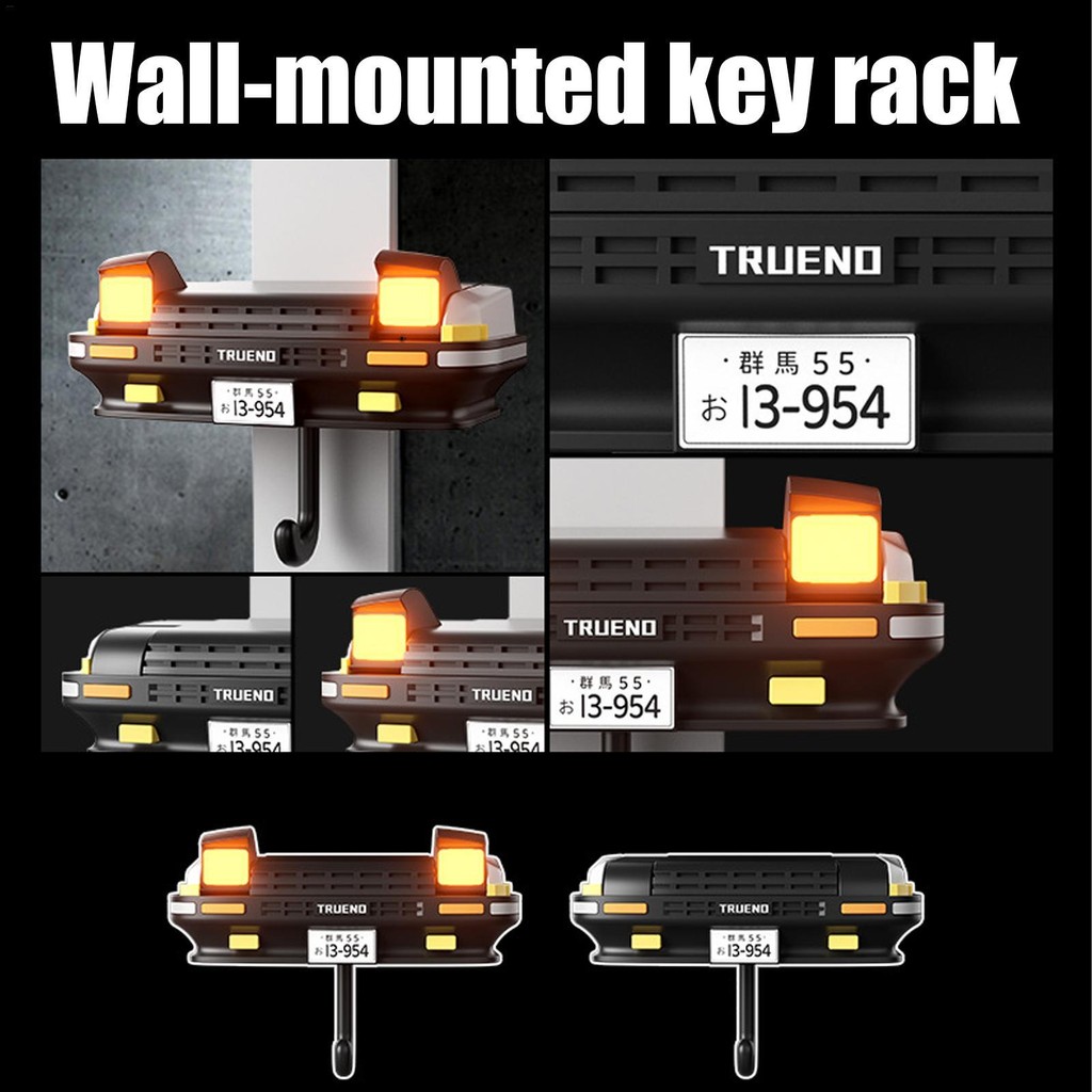 Ride Car Open Headlights Key Holde AE86 Vintage Car Key Holder Cool Key ...