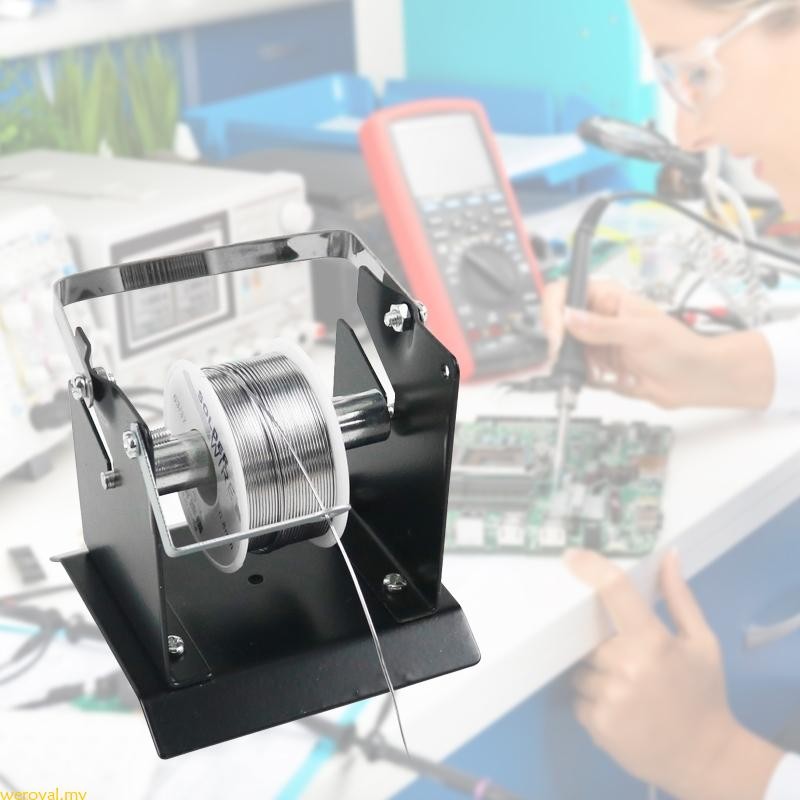 weroyal Soldering Welding Wire Adjustable Roll Holder Solder Reel Stand ...