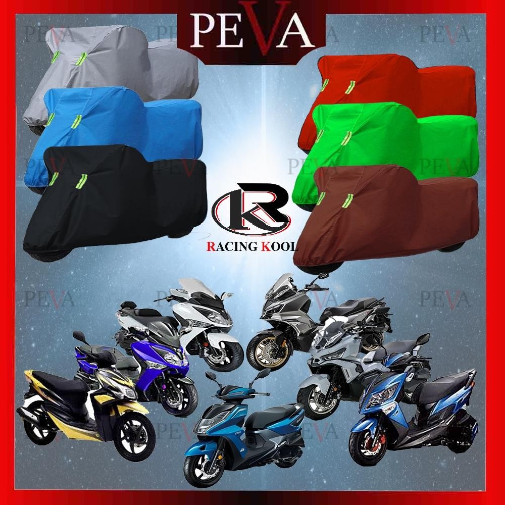 SYM Motor Cover Protection Waterproof Dust Selimut Motor FNXBT GTS-125 ...