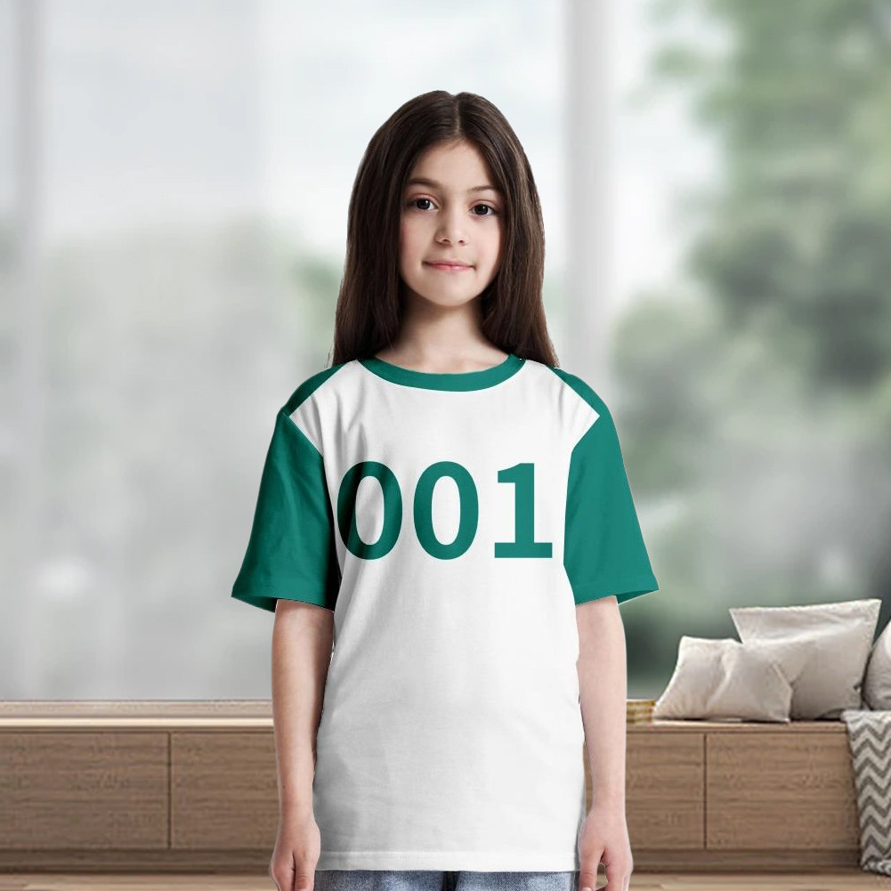Calamari Game Cosplay Costume Numbers Tracksuit Tops Party Clothes for ...