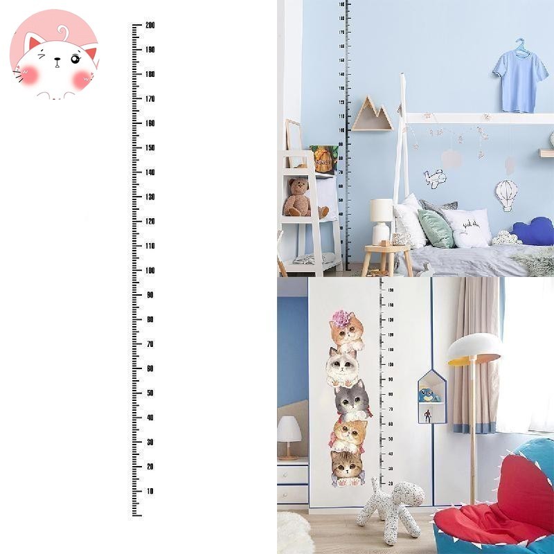 Height Indicator Adhesive Ruler Measurement Ruler Height Decal Wall ...