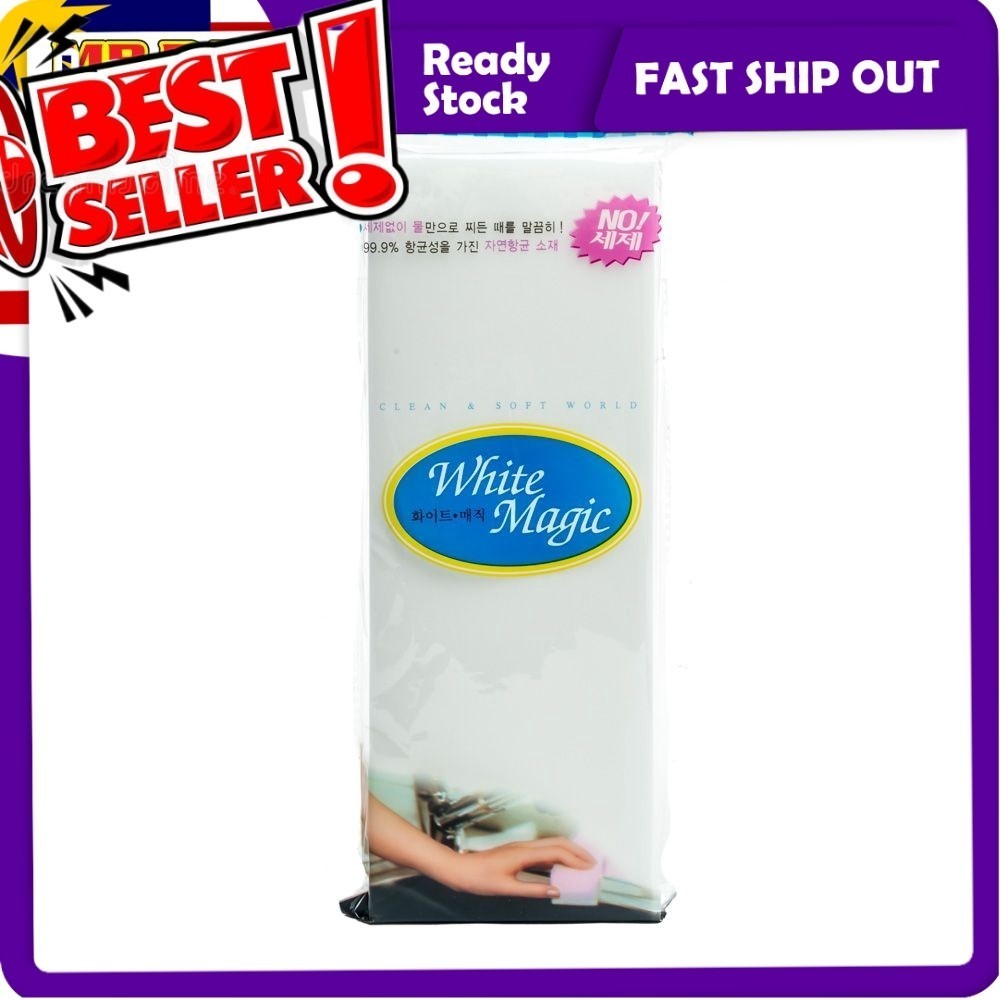 Span Magik, Span Pencuci Pinggan Mangkuk, Cleaning Magic Sponge - White ...