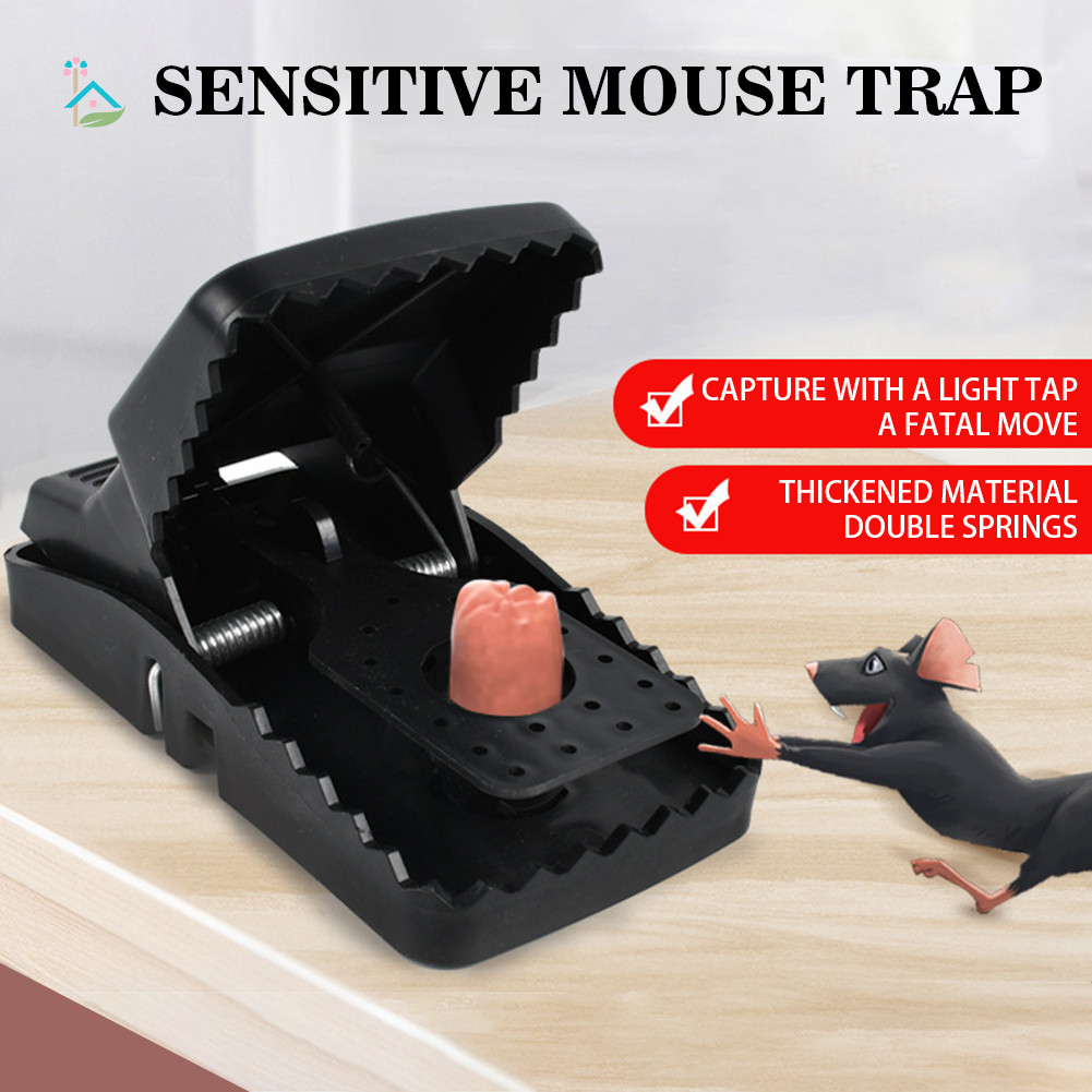 Large Mouse Traps Portable Spring-loaded Mice Catchers For Patios ...