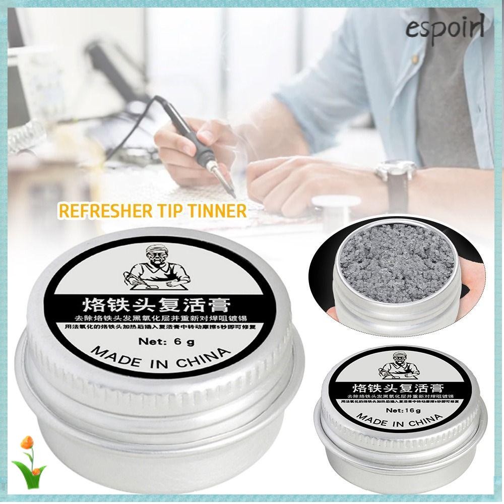 ESPOIR Refresher Tip Tinner, 6/16/30g Lead Free Soldering Tip Revival ...