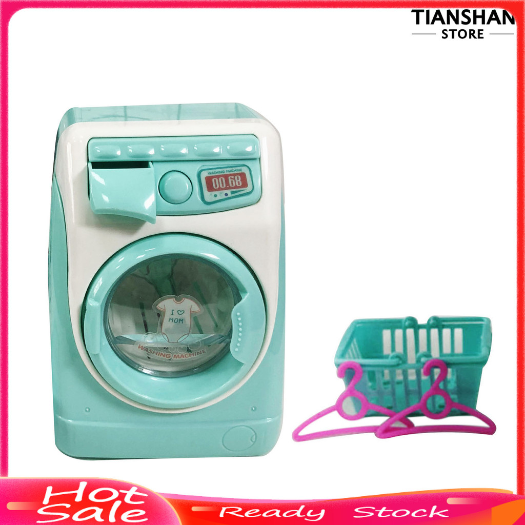 [TTS]☃Mini Simulation Washing Machine Model Oven Play House Role ...