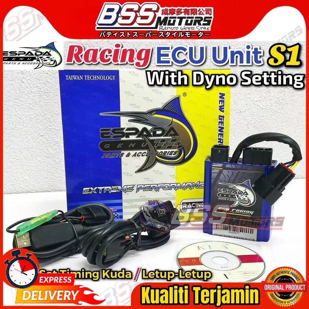 ESPADA Racing CDI ECU Unit S1 Adjustable Yamaha Y15ZR V1 LC135 SRL115Fi ...