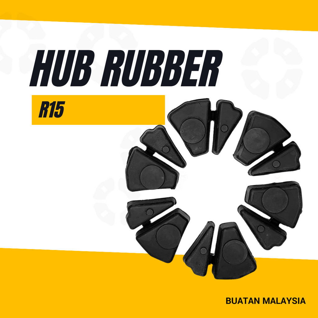 YAMAHA R15 HUB RUBBER SET - R15 R-15 R 15 SPROCKET HUB GETAH SPOCKET ...